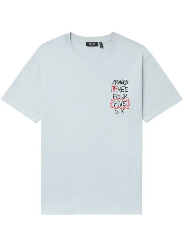 FIVE CM Illustration-print Cotton T-shirt