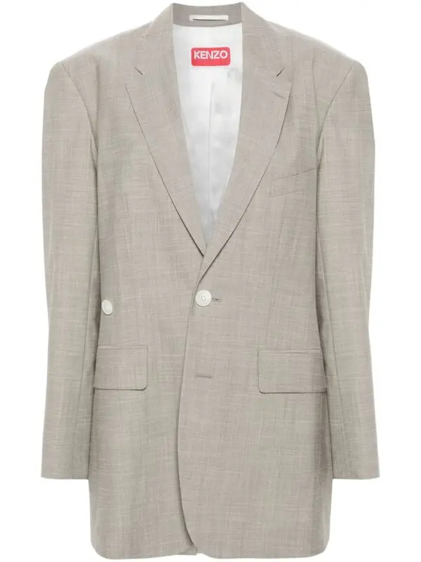 Kenzo Double-breasted Blazer - Grey