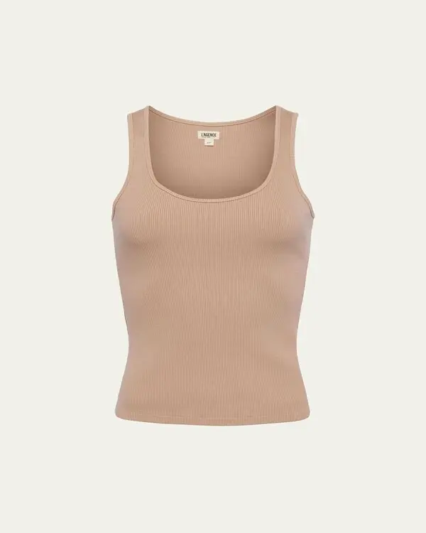 L'Agence Adira Tank Top - Cappuccino