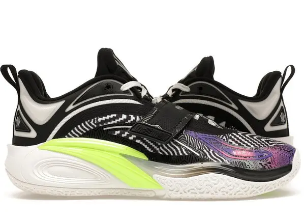 ANTA Kai 1 Enlightened Warrior Sneakers - Black/white/purple