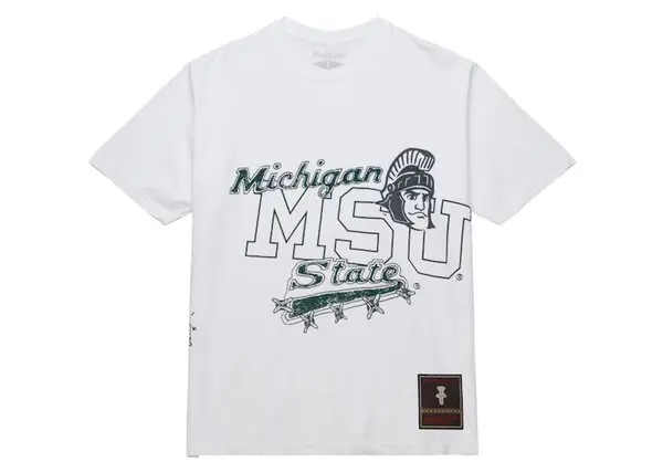TRAVIS SCOTT X Michigan State Spartans T-shirt