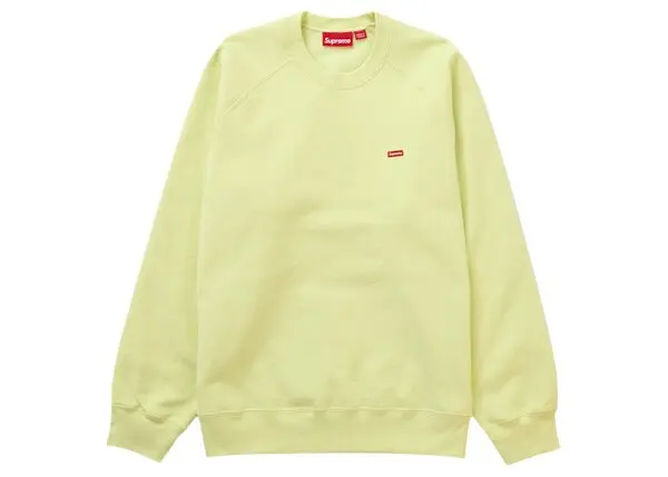 Supreme Raglan Crewneck Sweatshirt - Pale Lime