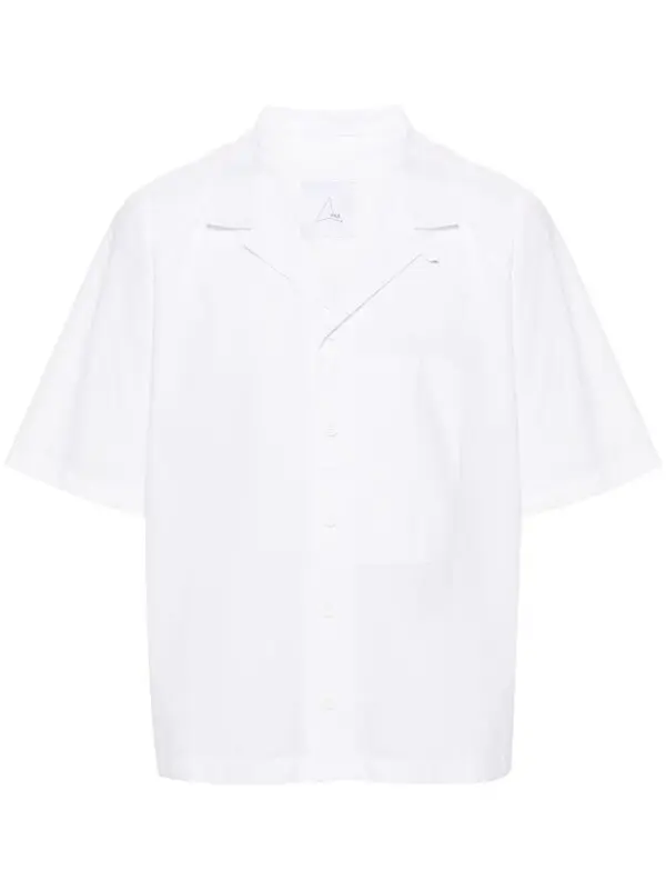 ROA Poplin Short-sleeve Shirt - White