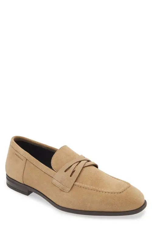 STUART WEITZMAN Simon Crisscross Loafer - Beige
