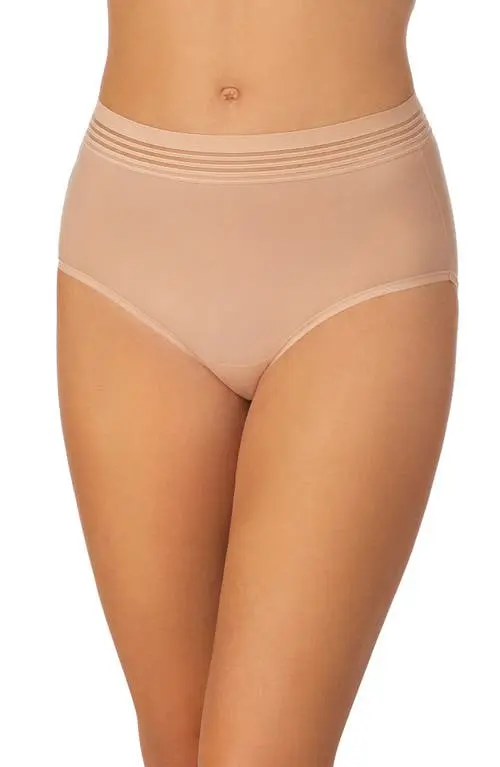 Le Mystère Second Skin Hipster Briefs - Natural
