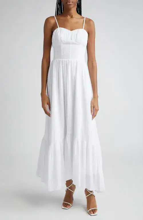 knee length dresses for ladies Cape Cod Crush Halter Seersucker Maxi main image 1