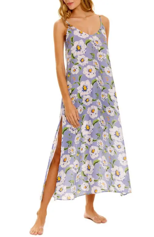 THE LAZY POET Frida Linen Nightgown - Summer Dunes
