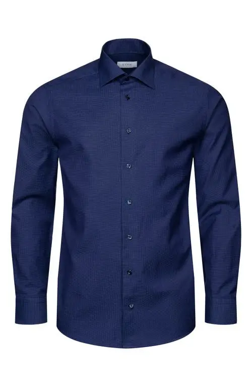 slim fit dress slacks Eton Signature Oxford Contemporary Shirt main image 0