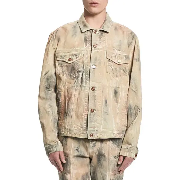 VAYDER Oversized Stretch Denim Trucker Jacket