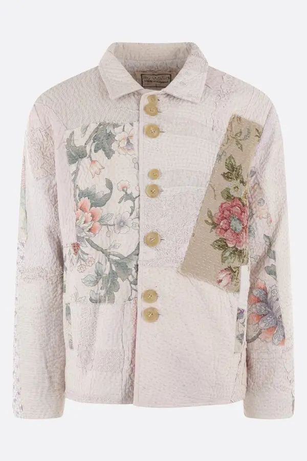 By Walid Floral Patchwork Cotton Jacket