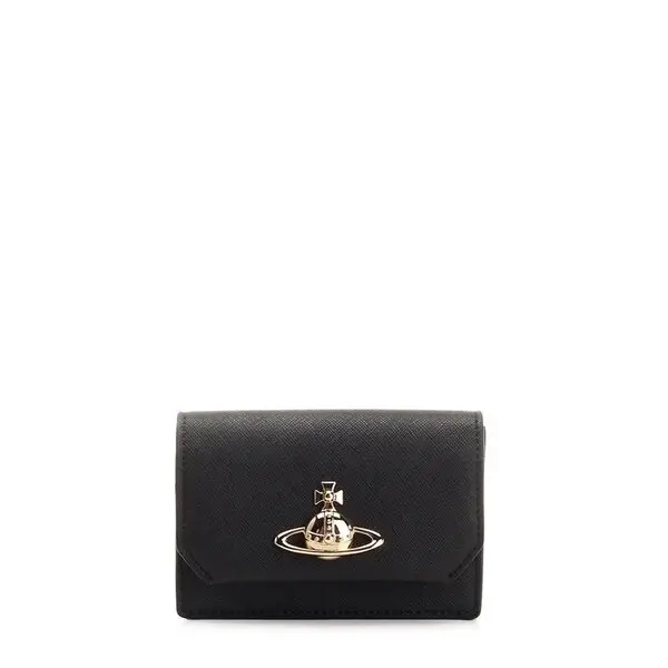 Buy VIVIENNE WESTWOOD Orb Plaque Folded Wallet - N401 At 33% Off | Editorialist