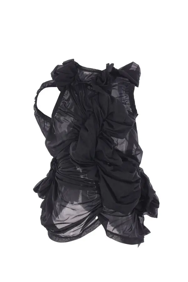 Comme Des Garçons Sleeveless Top - Black
