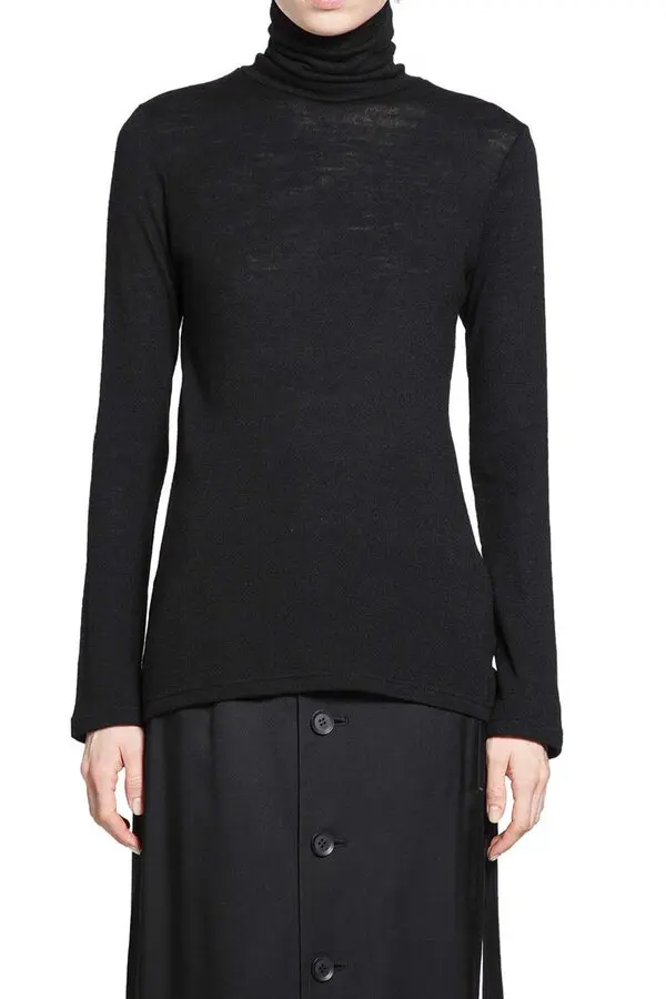 Yohji Yamamoto High Neck Long T Dress