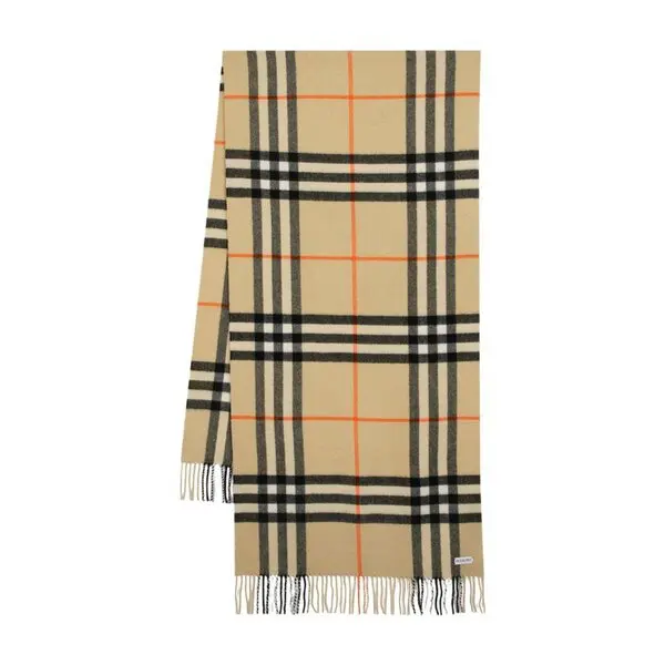 Burberry Giant Check Scarf - Beige