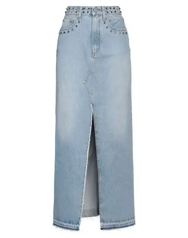 Alessandra Rich Denim Flared Skirt