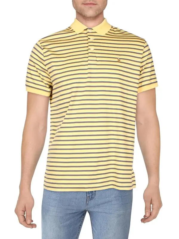 Buy Ralph Lauren Monogram Collared Polo - Yellow At 49% Off | Editorialist