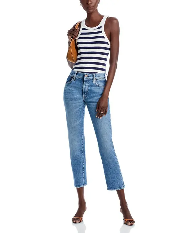 MOTHER The Mid Rise Hiker Hover Straight Jeans