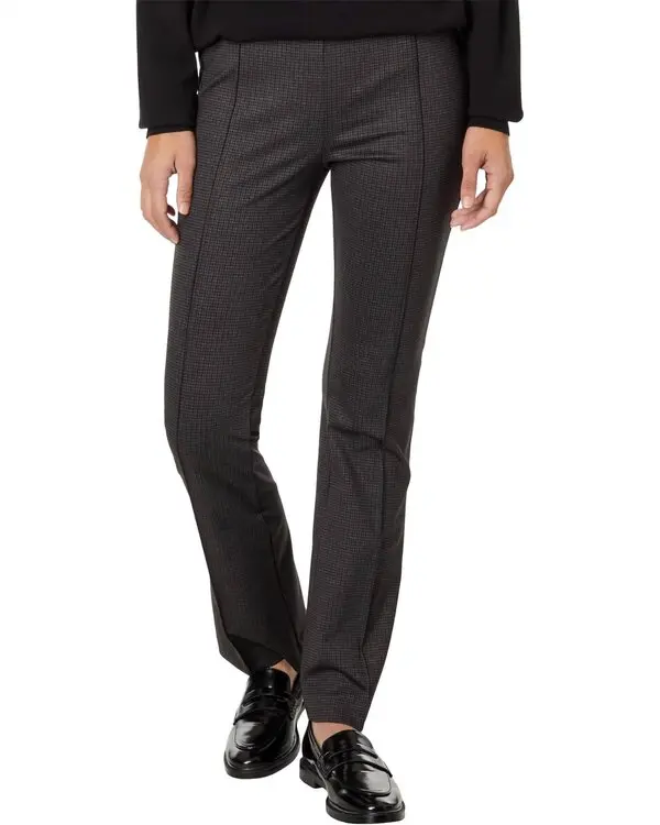 Buy ELLIOTT LAUREN Houndstooth Pull On Pant In A/s - Black At 38% Off ...