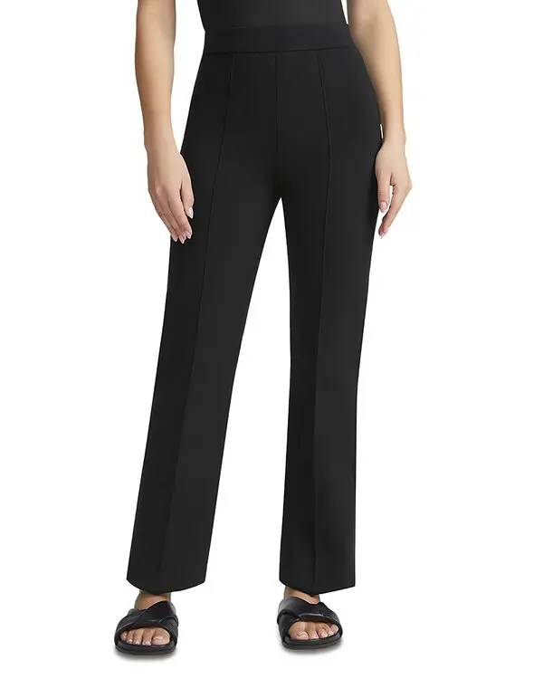 Lafayette 148 New York Flared Leg Pants - Black