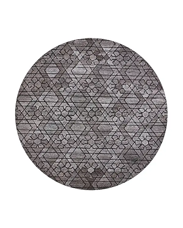 FEIZY Asher 8638766f Round Area Rug, 8' X 8 - Taupe