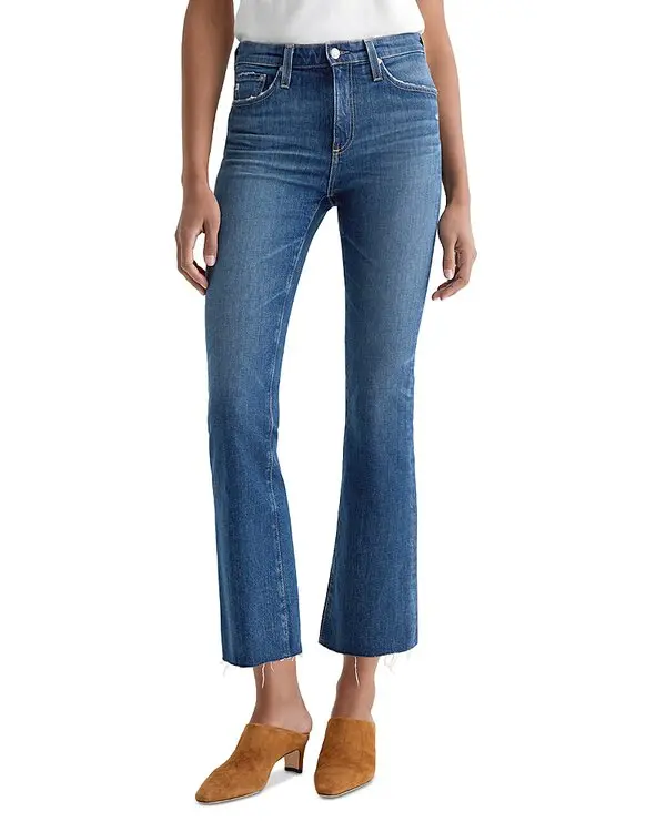 Ag High-rise Flare Ankle Jeans - Years Memory
