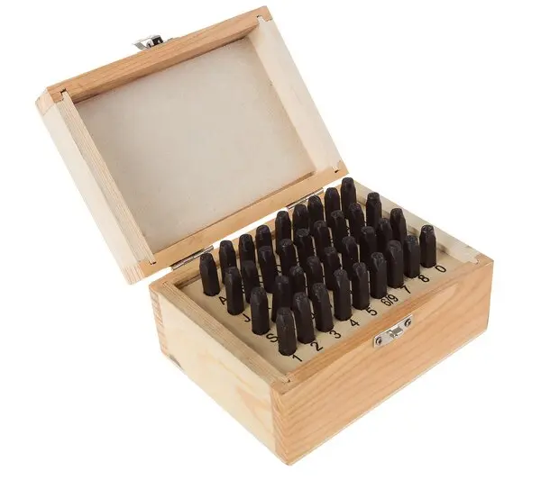 STALWART Letter And Number Steel Stamp Set 36-p C