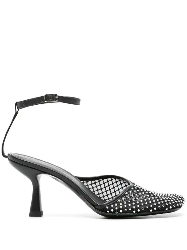 Christopher Esber Minette 80mm Mesh Pumps - Black