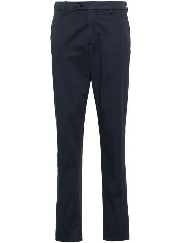LARDINI Mid-rise Tapered Chinos