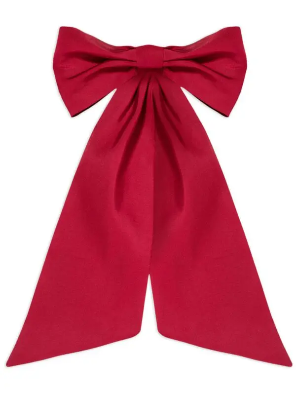 JENNIFER BEHR Leander Bow Barrette - Red