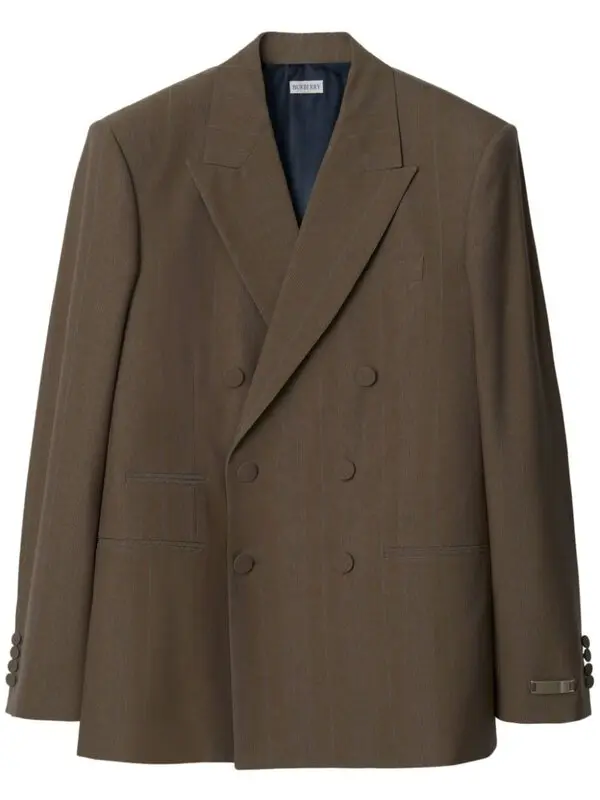 Burberry Peak-lapel Wool Blazer