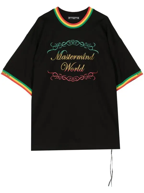 MASTERMIND WORLD Rasta Logo-print Cotton T-shirt