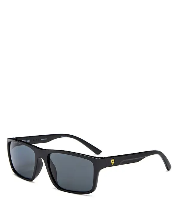 FERRARI Polarized Square Sunglasses, 59mm
