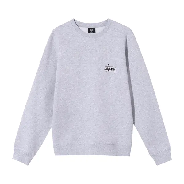StÜssy Basic Crew - Grey