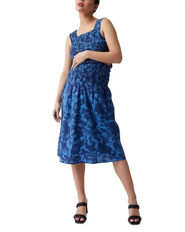 Ingrid & Isabel Maternity Poplin Floral Set