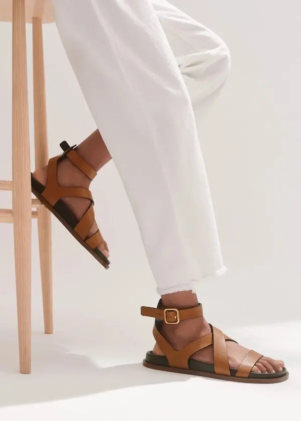 ME+EM Crossover Footbed Sandal