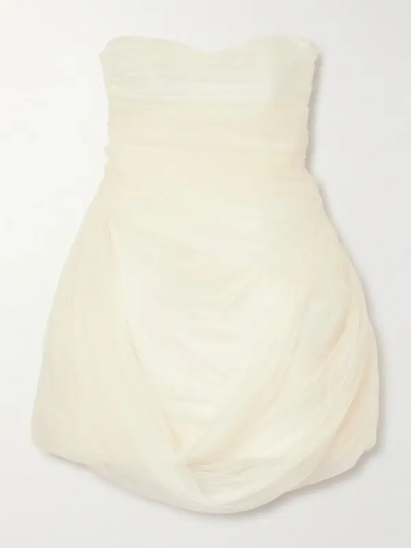 DANIELLE FRANKEL Bernie Strapless Mini Dress - Ivory