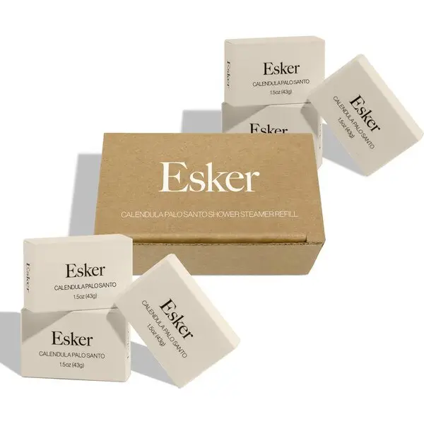 ESKER Aromatic Shower Steamer Refills In Calendula Palo Santo