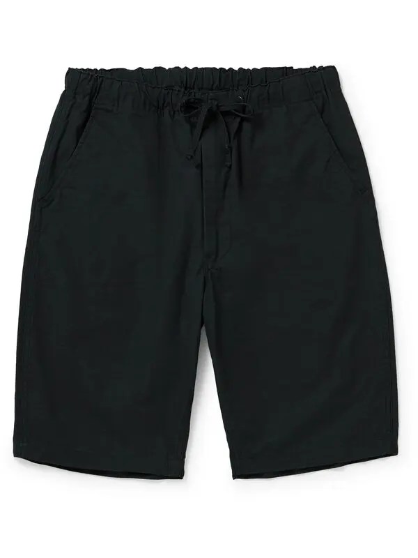 ORSLOW New Yorker Straight-leg Cotton-ripstop Drawstring Shorts
