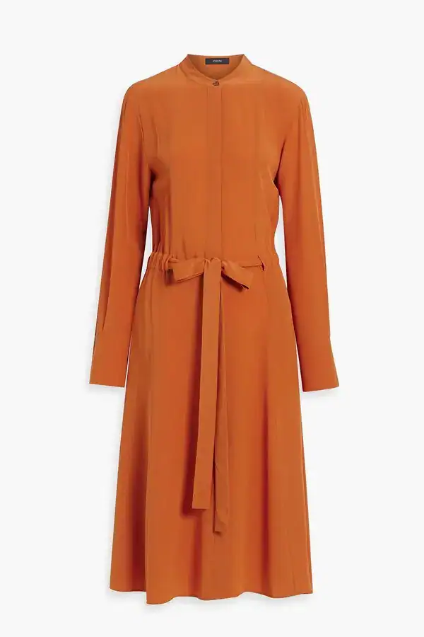 open lace back dress Joseph Ribkoff Orange Sheath Dress Size 12