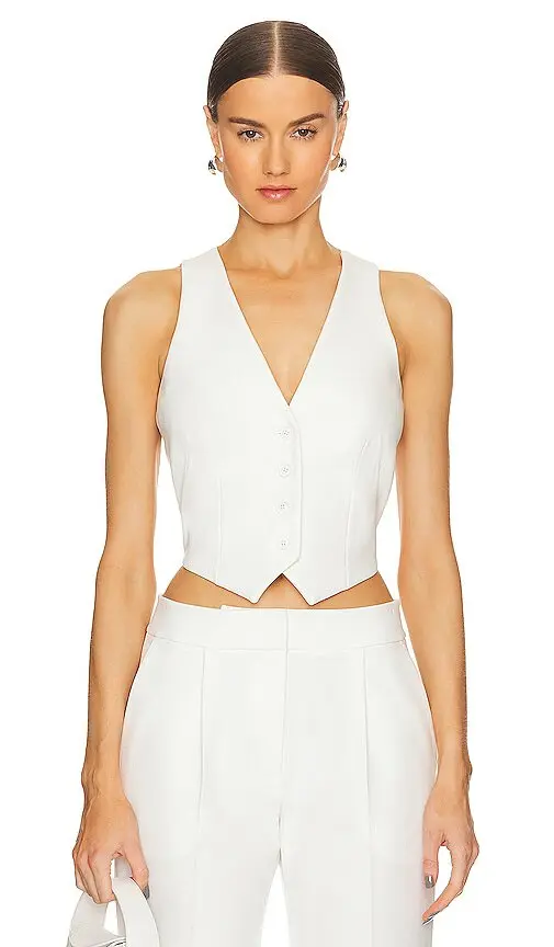 SANS FAFF Jessica Transparent Vest - White
