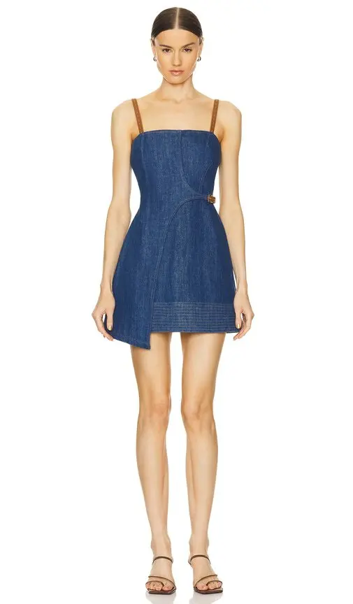Alexis Ferre Dress In Denim - 30% Off | Editorialist