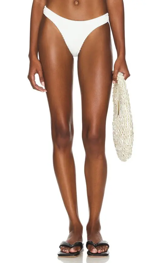 Good American Always Fits Bikini Bottom - Cloud White001