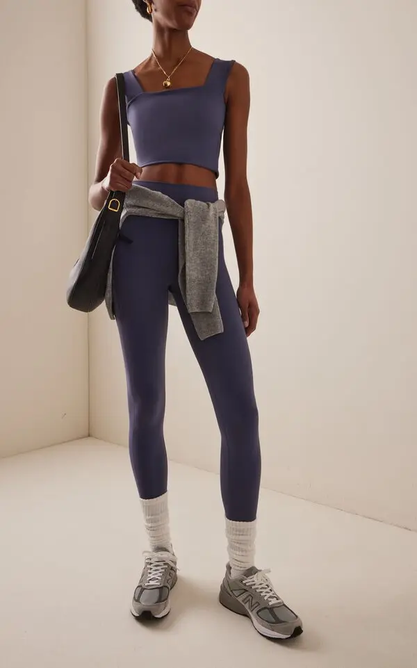 Left On Friday Super Moves Leggings - Navy | Editorialist