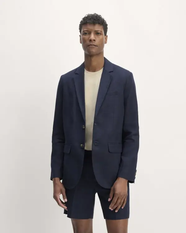 Everlane Linen Blazer - Navy