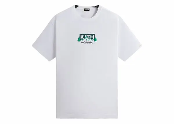 Kith X Columbia Landscape Classic Logo Tee Shirt - Stadium
