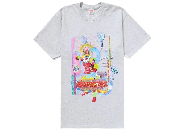 Supreme Electromagnetic Tee Shirt - Ash Grey