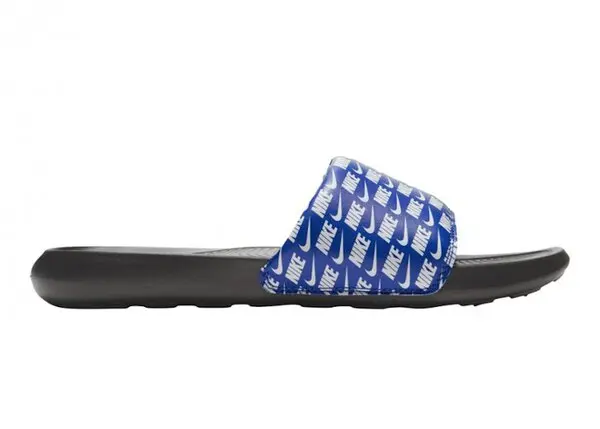 Nike Victori One Printed Slide - Blue/black