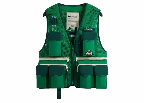 Kith X Columbia Utility Vest - Bamboo Forest