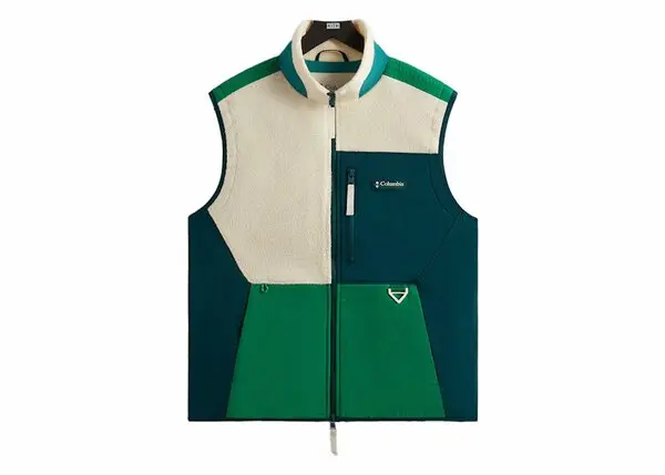 Kith X Columbia Sherpa Vest - Bamboo Forest