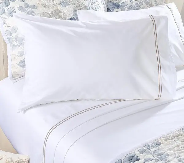 NORTHERN NIGHTS Signature Baratta Hem Sheet Set-queen